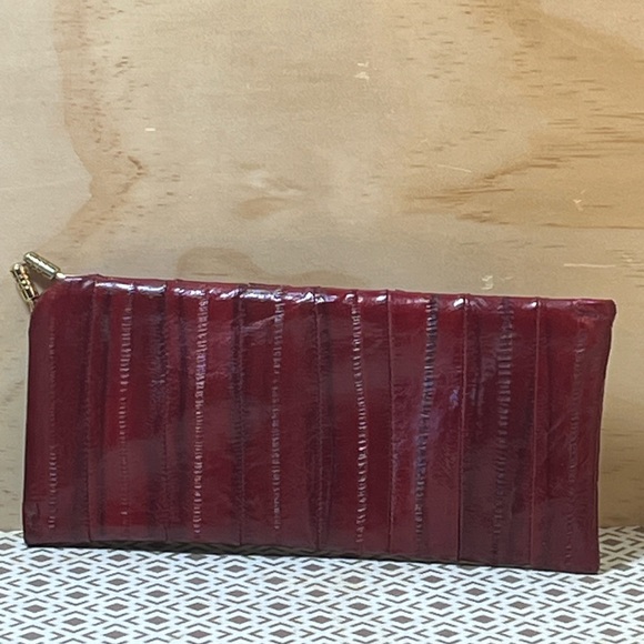 Bags | Vintage Eel Skin Side Kisslock Case | Poshmark